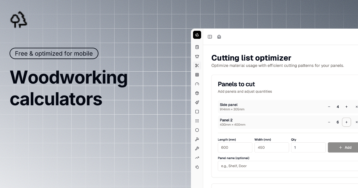 WoodCalc - Professional Woodworking Calculators